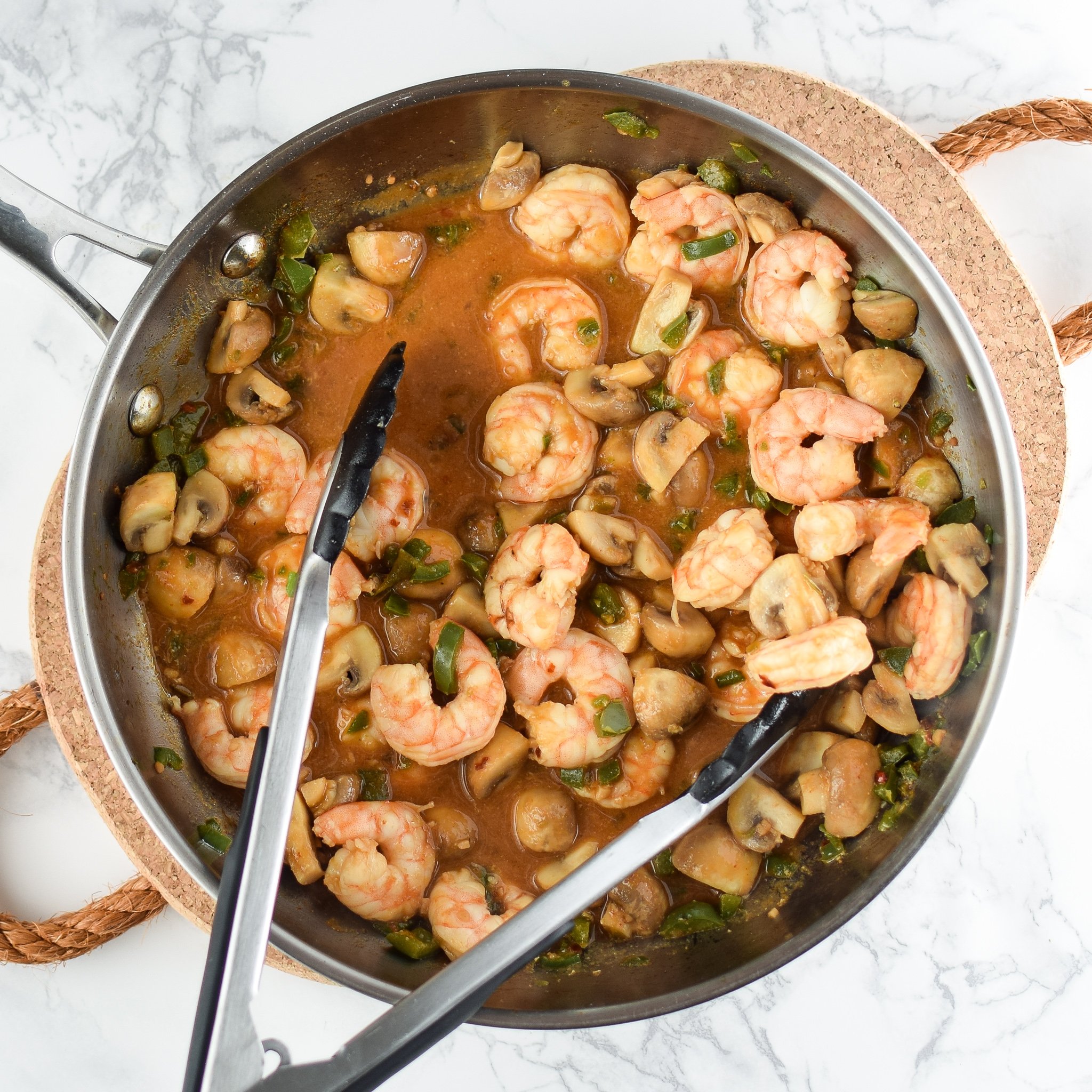 Easy Jalapeño Mushroom Shrimp Stir-Fry For Two - Project Meal Plan